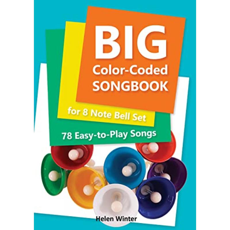 Big Color-Coded Songbook for 8 Note Bell Set