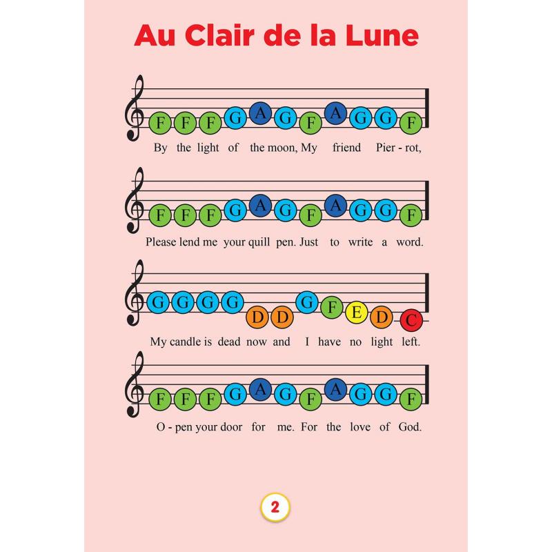 Big Color-Coded Kalimba Songbook for Absolute Beginners - Play by Color ...