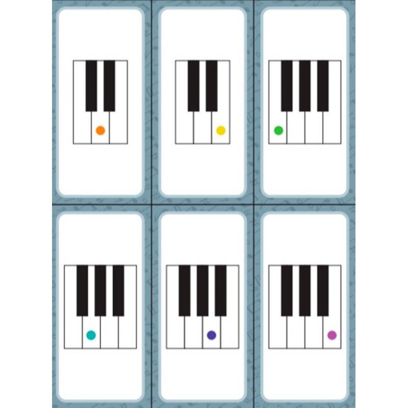 5 Games for Studying Music: Do-Re-Mi Dominos, Bass Clef Dominos, Treble ...