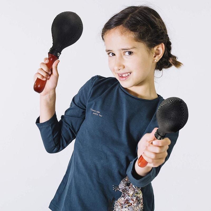 Buy Black Maracas Bright Sound - Plastic Shells, Wooden Handles ...