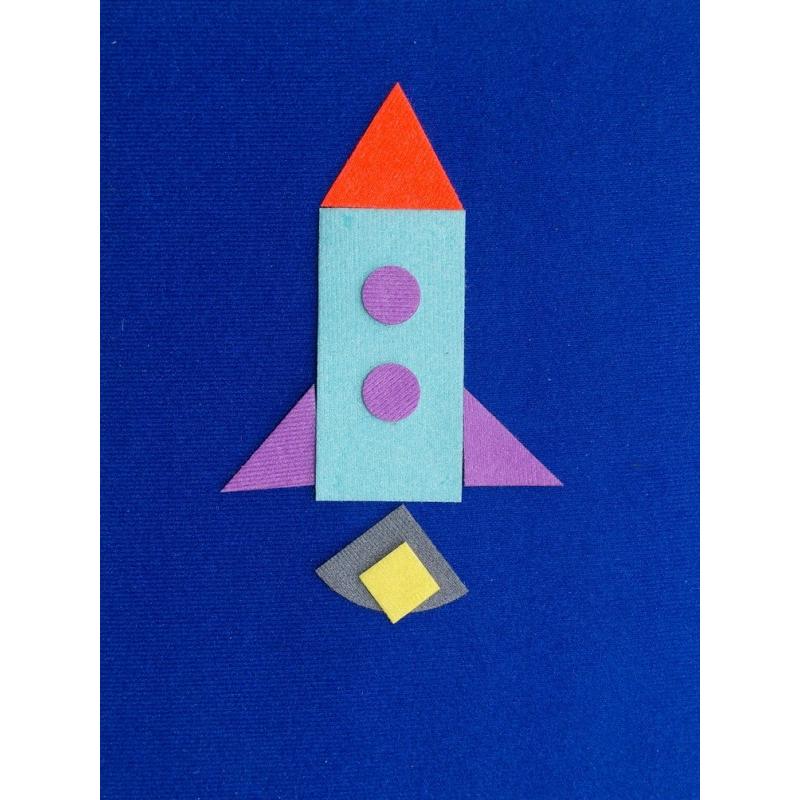 Buy Geometric Flannel Board with Felt Figures - Flannelboard story sets ...