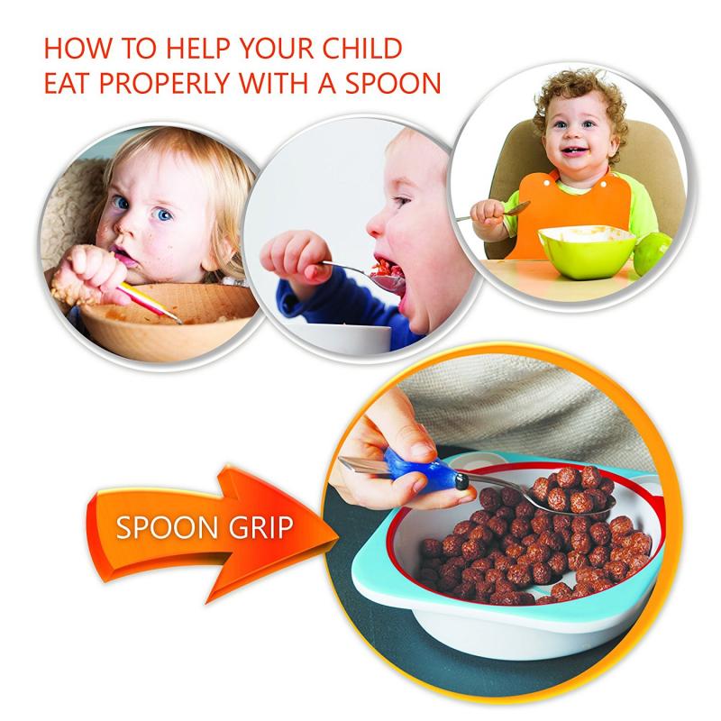 Buy Spoon Grip Occupational Therapy Skill-Trainer for Kids WITTY-EATING ...