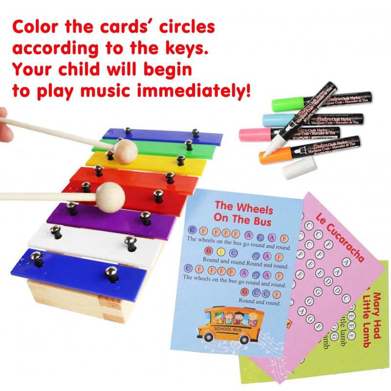 Buy Mini Xylophone for Children - Kid's Musical Instrument | inTemenos